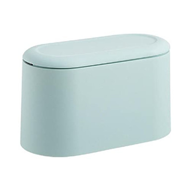 Practical Mini Desktop Trash Can Tabletop Waste Bin with Lid Countertop ...