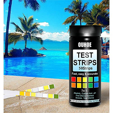 7 in 1 Pool Test Strips- 50/100 Strips SPA Test Strips for Hot Tub ...