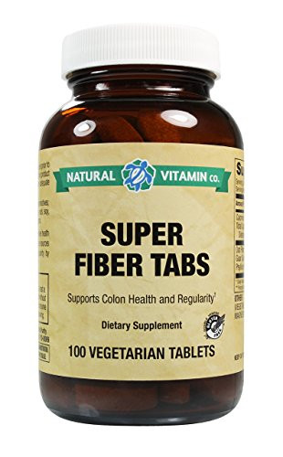 Natural Vitamin Co. - Super Fiber Tabs- Oat Fiber 1350mg- Guar Gum ...