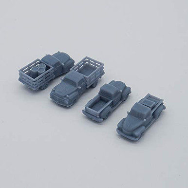 Outland Models Model Railroad Scenery Classic Pick-up Truck Set w Goods ...
