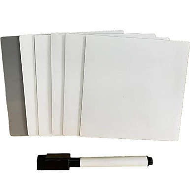 Dry Erase Sticky Notes Reusable - White Sticky Notes Non-Magnetic ...