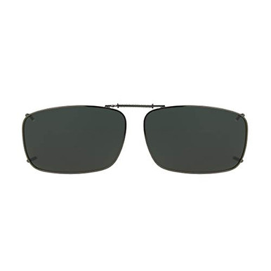 Dioptics Solar Shield-19 REC Polarized Rectangular Clip On Sunglasses ...