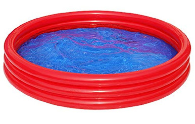 48" Red and Blue Round Inflatable Children's Swimming Pool ...