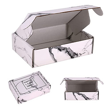 12 Pack Shipping Boxes for Small Business- Pink Recyclable Box Mailers ...