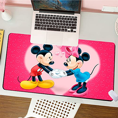 Cartoon Mickey Mouse Desk Pad- Office Desk Mat- Desk Blotter- Laptop ...