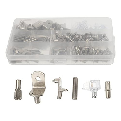ULTECHNOVO 1 Box 160pcs Shelf Pins Kit Heavy Duty Bracket Fixing Pegs ...