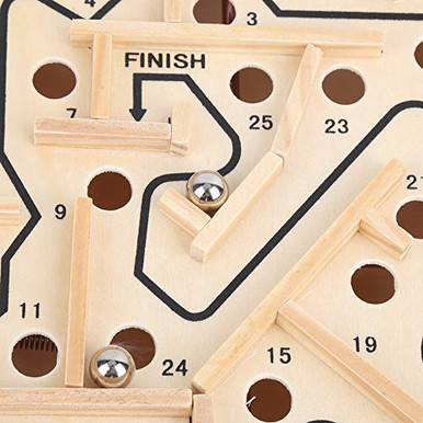 Interactive Table Games- Wooden Maze Board- Maze Board- Brain Game ...