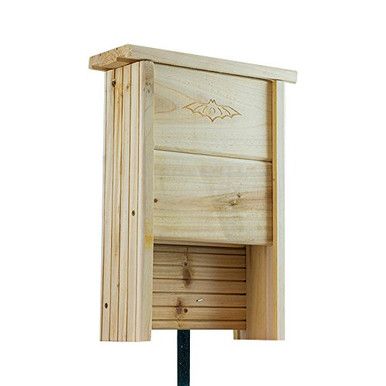 Houseables Bat House Kit, Box Shelter, 1 Thick, Wooden, Fir Wood, Small ...