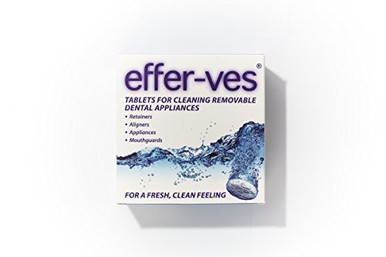 EFFER-VES CLEANING TABLETS ORTHODONTIC RETAINERS ALIGNERS - MOUTHGUARDS ...