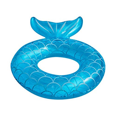 ICRPSTU Pool Float Tube-Mermaid Pool Float-Inflatable Swimming Rings ...