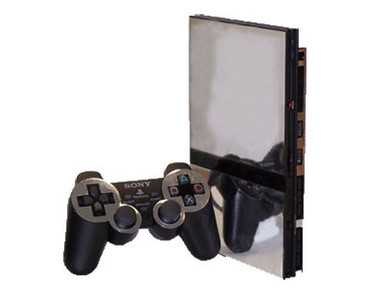 Silver Chrome Mirror Vinyl Decal Faceplate Mod Skin Kit for Sony ...