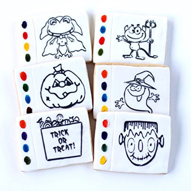 1 Halloween Paint Your Own Cookie. LOTS OF DESIGNS TO CHOOSE FROM Trick ...