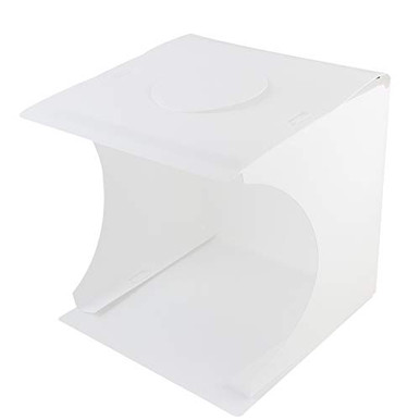 Easy Play 9" x 9" Photography Table Top Light Box 40 LED Portable Photo ...