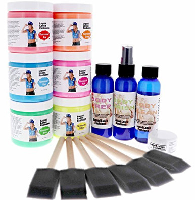 Liquid Latex Fashions Black Light Body Paint - Warehousesoverstock