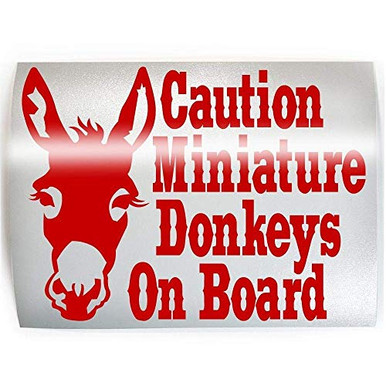 Miniature Donkeys on Board HORSE TRAILER Minis - PICK COLOR - Back Door ...