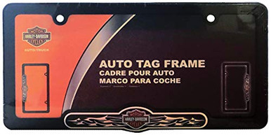 Chroma Graphics 6413 Harley Davidson Bar and Shield Logo Black License ...