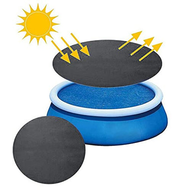 Solar Pool Cover- 8/10/12/15ft Round Solar Pool Cover- Reduce Water ...