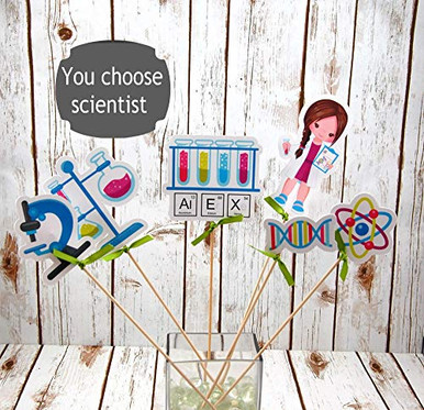Science Party Centerpiece Set- Mad Scientist Party Decorations ...