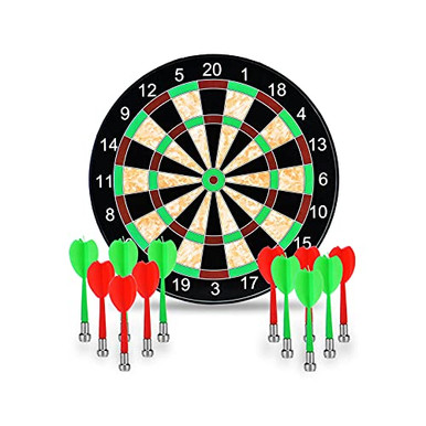 ROYPACK Magnetic Dart Board - 12pcs Magnetic Darts- Safe Dart Game for ...