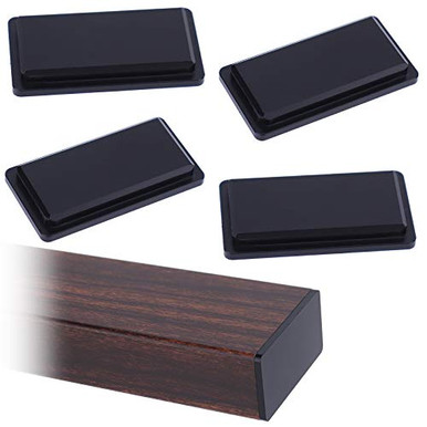 Muzata Deck Stair Railing Handrail Fitting- Black Plastic End Cap Cover ...