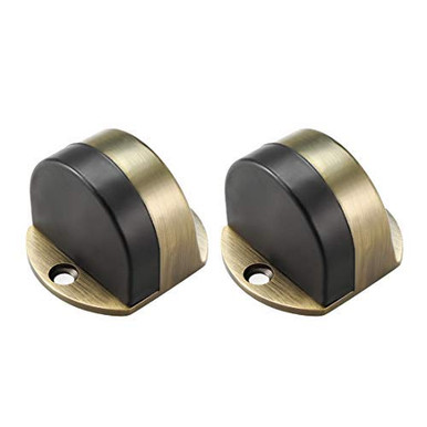 Door Stop- Brushed Stainless Steel Door Stop- Floor Mount Door Bracket ...