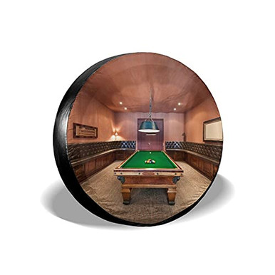 CONICIXI Spare Tire Cover-Mansion Pool Table Billiard Lifestyle ...