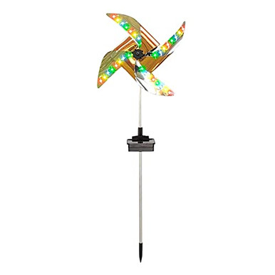 Solar Wind Spinner Lights with 8 Lighting Modes- Garden Stake Solar ...