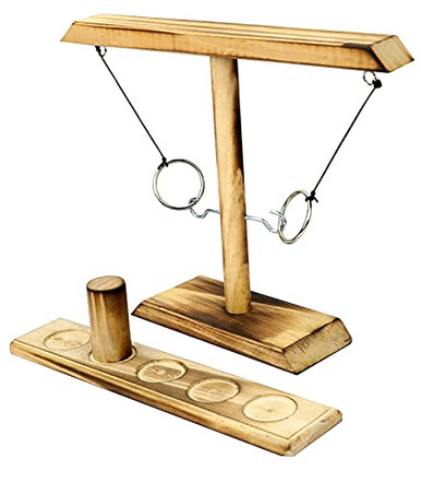 Desktop Games Hook for Kids Adults-Hook Ioop Toss Battle Game Handheld ...