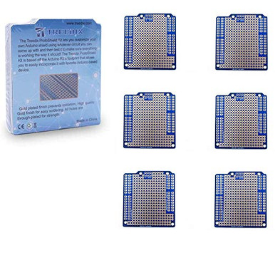 Treedix 6PCS Prototype Shield Board PCB Double Sided Tinned Gold Plated ...