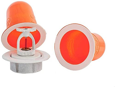 Coverdome Fire Sprinkler Head Cover - Easy Peel-Off Adhesive Sprinkler ...