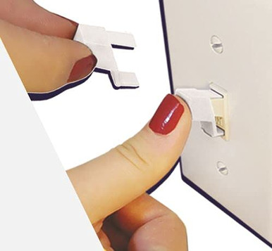 Protective Switch Covers -3- white- - No Tools Required - Child Proof ...