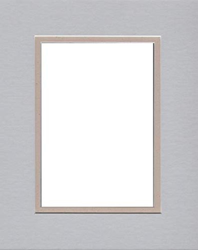 Pack of -5- 11x14 Double Acid Free White Core Picture Mats Cut for 8x10 ...