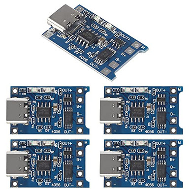 AEDIKO TP4056 Type-C USB 5V 1A 18650 Lithium Battery Charger Module Li ...