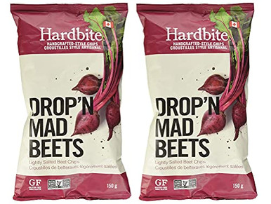 Hardbite Drop' N Mad Beet Chips- 150g/5.2oz- 2-Pack -Imported from ...