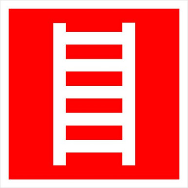 Aluminum Square Metal Sign Multiple Sizes Ladder Fire Department ...