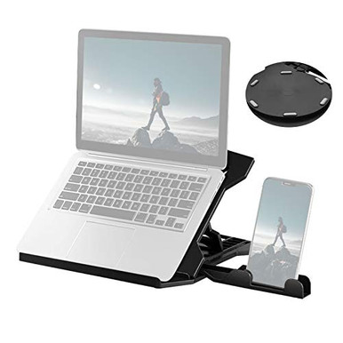 Fesjoy Laptop Stand- Portable Laptop Riser Stand Foldable Desktop ...