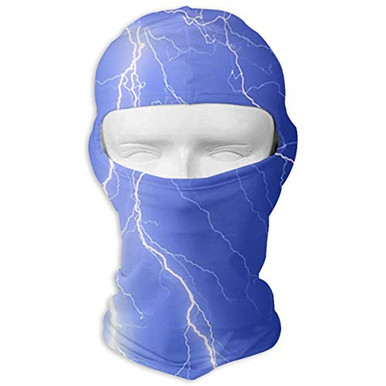 Thunder Lightning Outdoor Sun Full Face Mask Hood Breathable Headcover ...