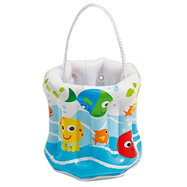 PVC Inflatable Beach Bucket- Submerged Beach Toys- Foldable Beach ...