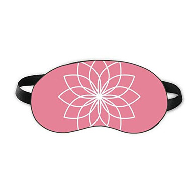 Plant Flower Line Illustration Sleep Eye Shield Soft Night Blindfold ...