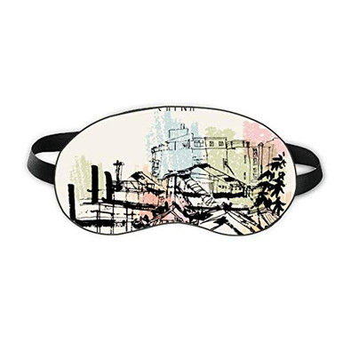 Skyscraper Slums in Macao China Sleep Eye Shield Soft Night Blindfold ...
