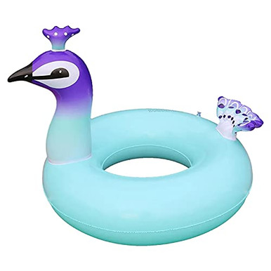 Inflatable Peacock Pool Float- Summer Water Beach Floaty Toys -Large ...