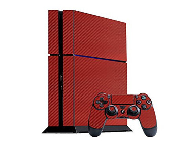 3D Carbon Fiber Maroon Red - Air Release Vinyl Decal Faceplate Mod Skin ...