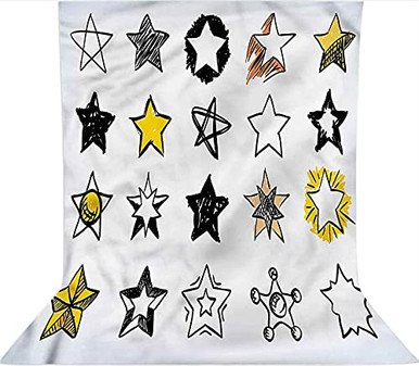3x5ft Photo Studio Backdrop Background- Punk Shapes and Designs ...