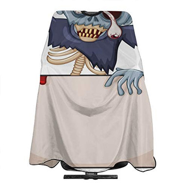 Professional Barber Cape Zombie Empty Signboard Personalized ...