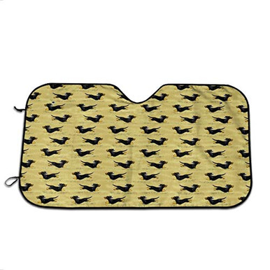 Pineapple Ladder Dachshund Racing Blocks UV Rays Sun Visor Protector ...