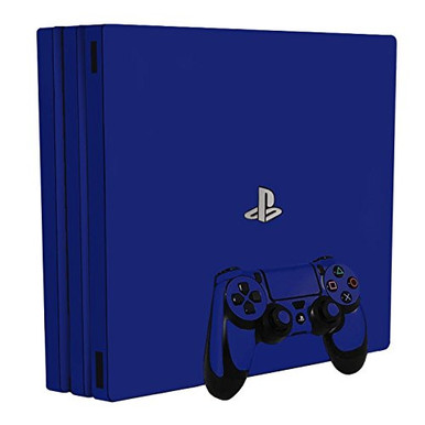 Cobalt Blue Vinyl Decal Faceplate Mod Kit for Sony PlayStation 4 Pro ...