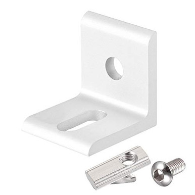uxcell Inside Corner Brace Angle Bracket L Shape 30mmx30mmx26mm with M6 ...