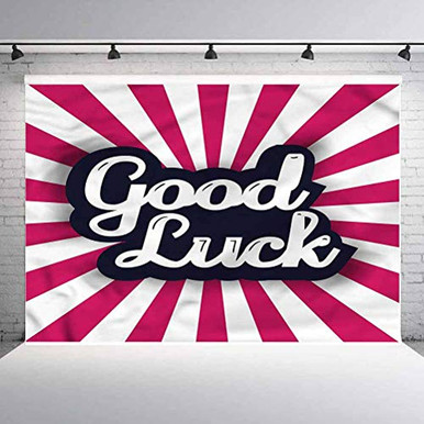 6x6ft Going Away Party Vinyl Photography Backdrop-Good Luck Backdrop ...