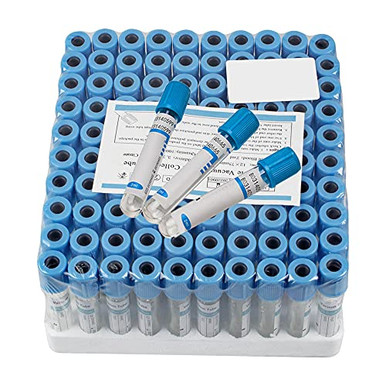 Sodium Citrate Tubes Blue Disposable 3.2 percent Buffered Sodium ...