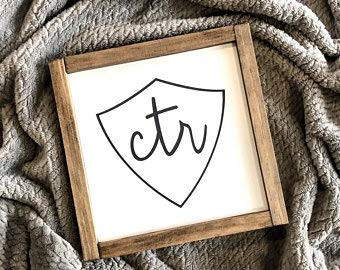 Free Brand CTR LDS Decor- Choose The Right Shield LDS Sign- Choose The ...